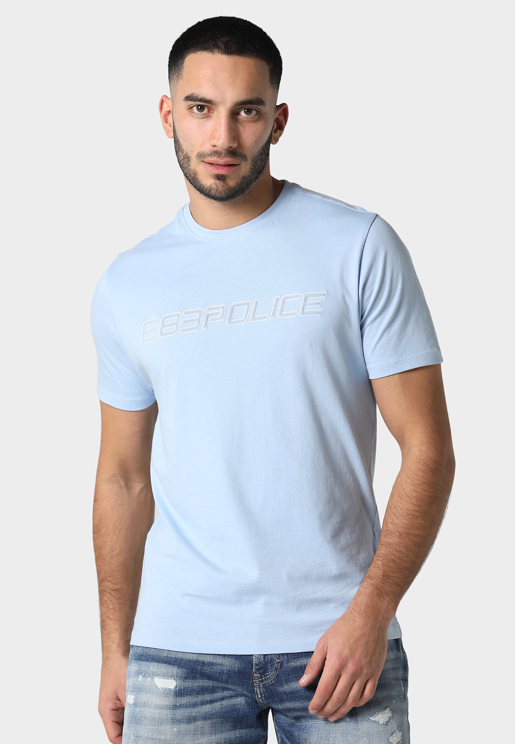 Delano Oceanic Blue T-Shirt – 883 Police