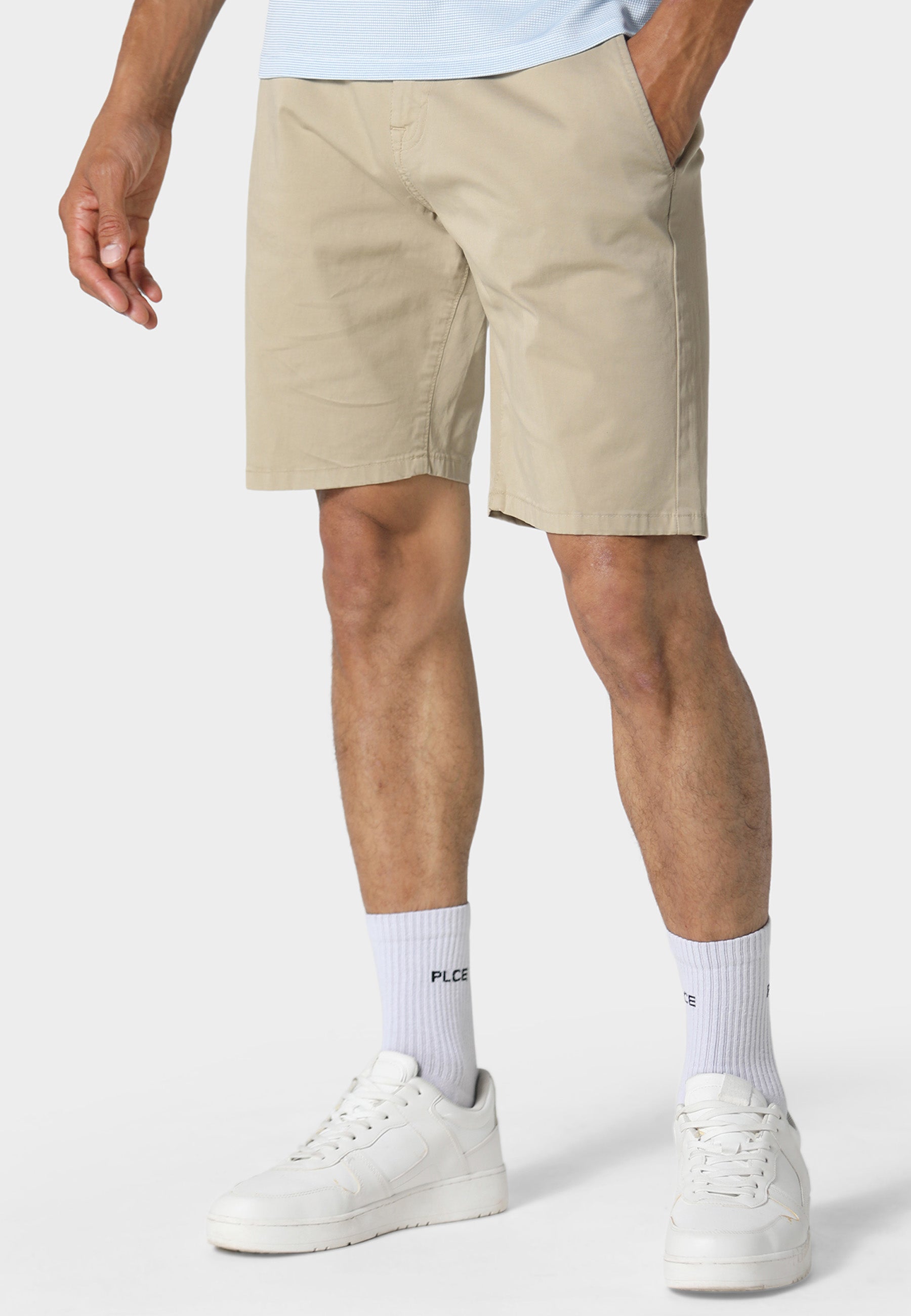 Tywyn Beige Chino Shorts – 883 Police